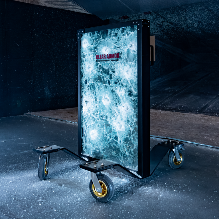 Clear-Armor™ | Rolling Glass Shield - Inquire for Price